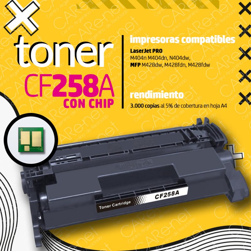 Cartucho Alternativo HP CF258A con Chip - CARe-net